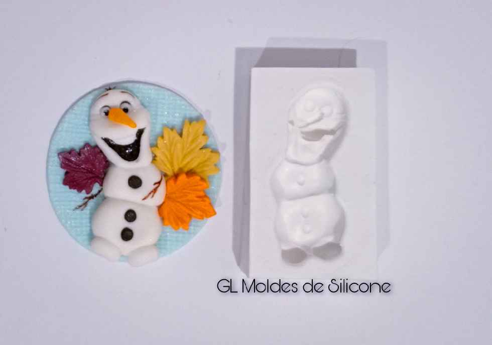 Frozen Olaf Corpo Inteiro Gabi Moldes De Silicone Frozen Olaf Corpo Inteiro Gabi Moldes De Silicone